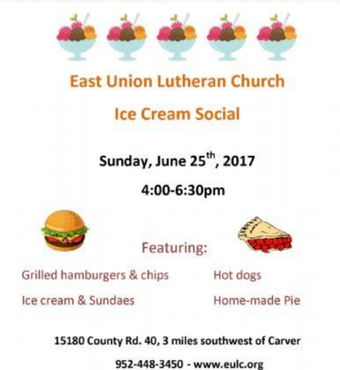 East Union Lutheran Church Ice Cream Social Carver Current
